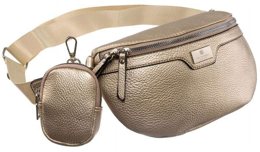 Pojemna saszetka damska na szerokim pasku Peterson. Atrakcyjna Cena ...